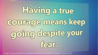 How To be strong and courageous | PPT