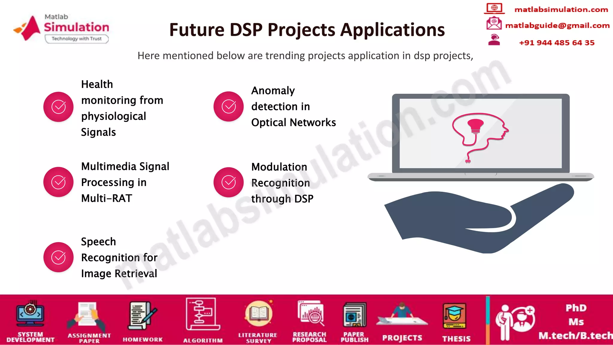 DSP Projects Research Ideas | PPTX