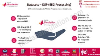 DSP System Toolbox MATLAB Projects Research Help | PPT