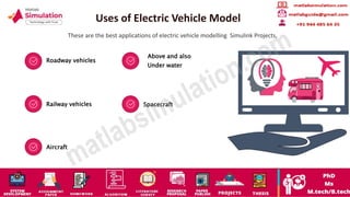 Electric Vehicle Modelling Simulink Projects Research Guidance | PPTX