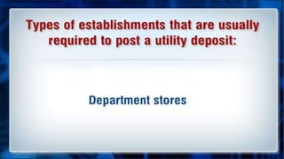 Utility Deposit Guarantee Bonds | PPTX