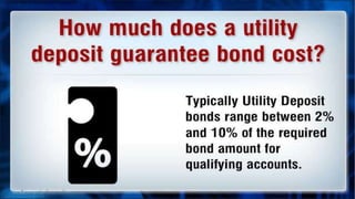 Utility Deposit Guarantee Bonds | PPTX