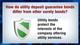 Utility Deposit Guarantee Bonds | PPTX