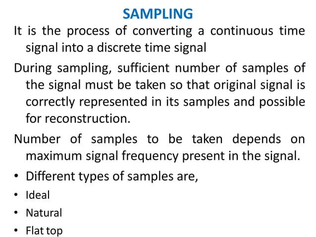 Analog Pulse Modulation Scheme Pptx