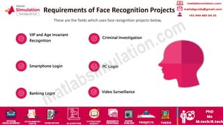Face Recognition Projects Research Assistance | PPT