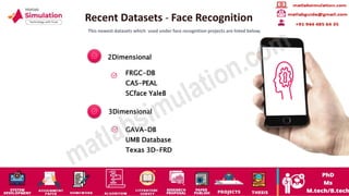 Face Recognition Projects Research Assistance | PPT