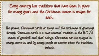 A Christmas Short Story | PPTX