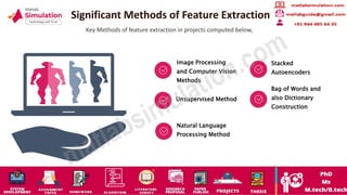 Feature Extraction Research Project Ideas | PPT