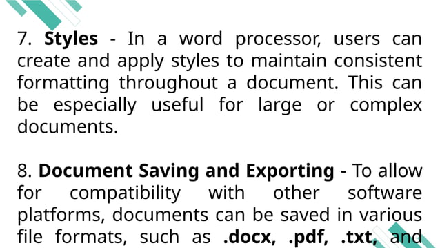 PPT-7- DAY-16-17 word processing software.pptx | Desktop Publishing ...
