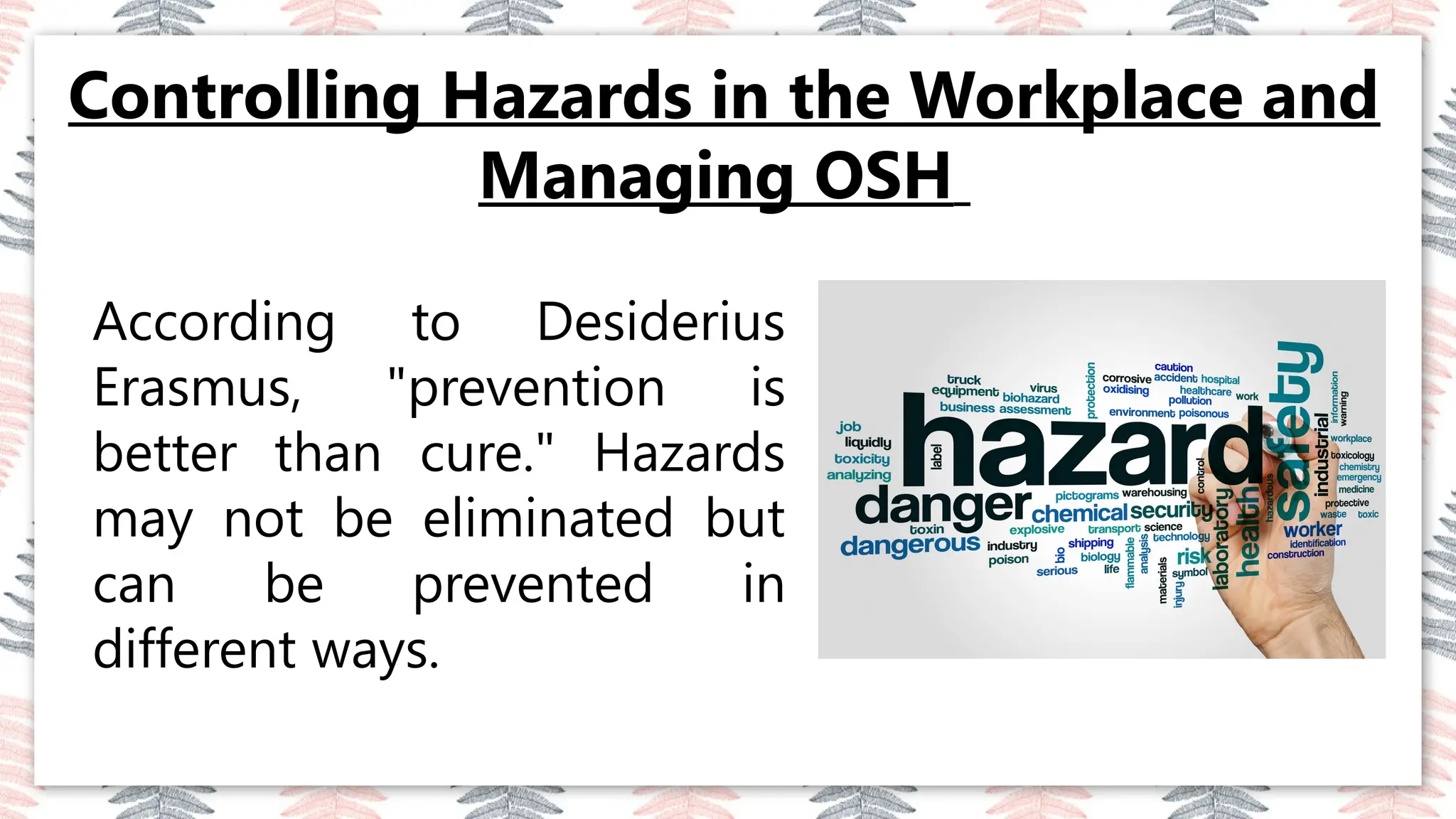 DIFFERENT HAZARDS IN THE ICT ENVIRONMENT.pptx