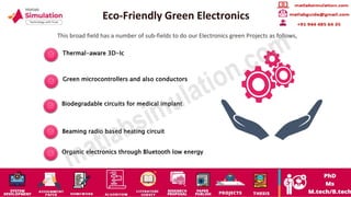 Green Electronics Projects Research Topics | PPTX