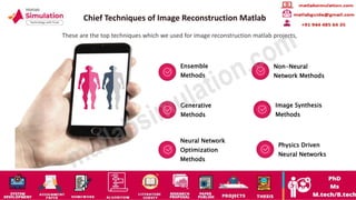 Image Reconstruction MATLAB Projects Research Guidance | PPT