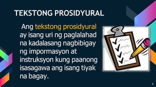 tekstong prosidyural.................... | PPTX