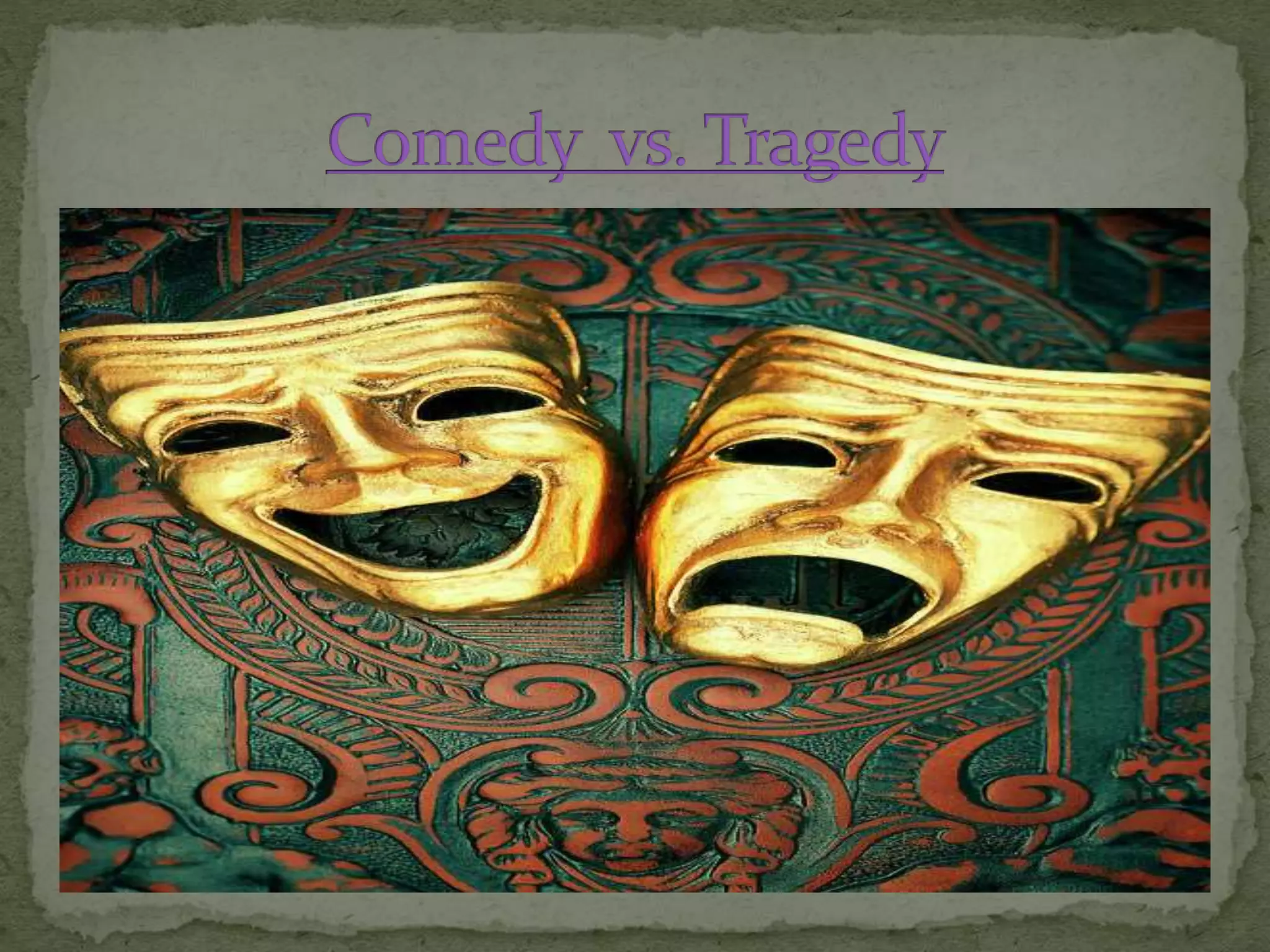 The Birthday party as a comedy of menace | PPTX | Comedy | Genres