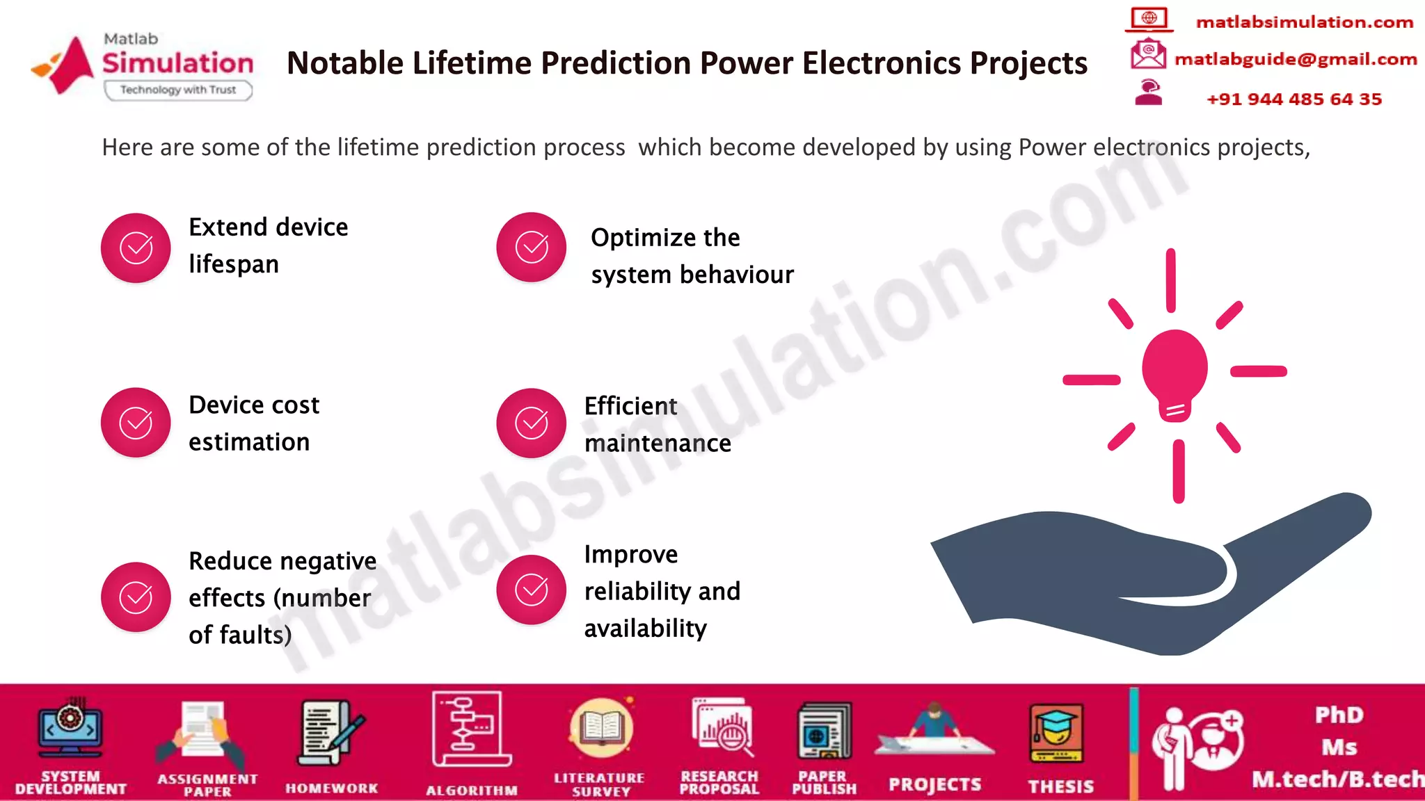 Lifetime Prediction Power Electronics Projects Research Assistance | PPT