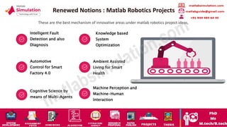 MATLAB Robotics Projects Research Guidance | PPTX