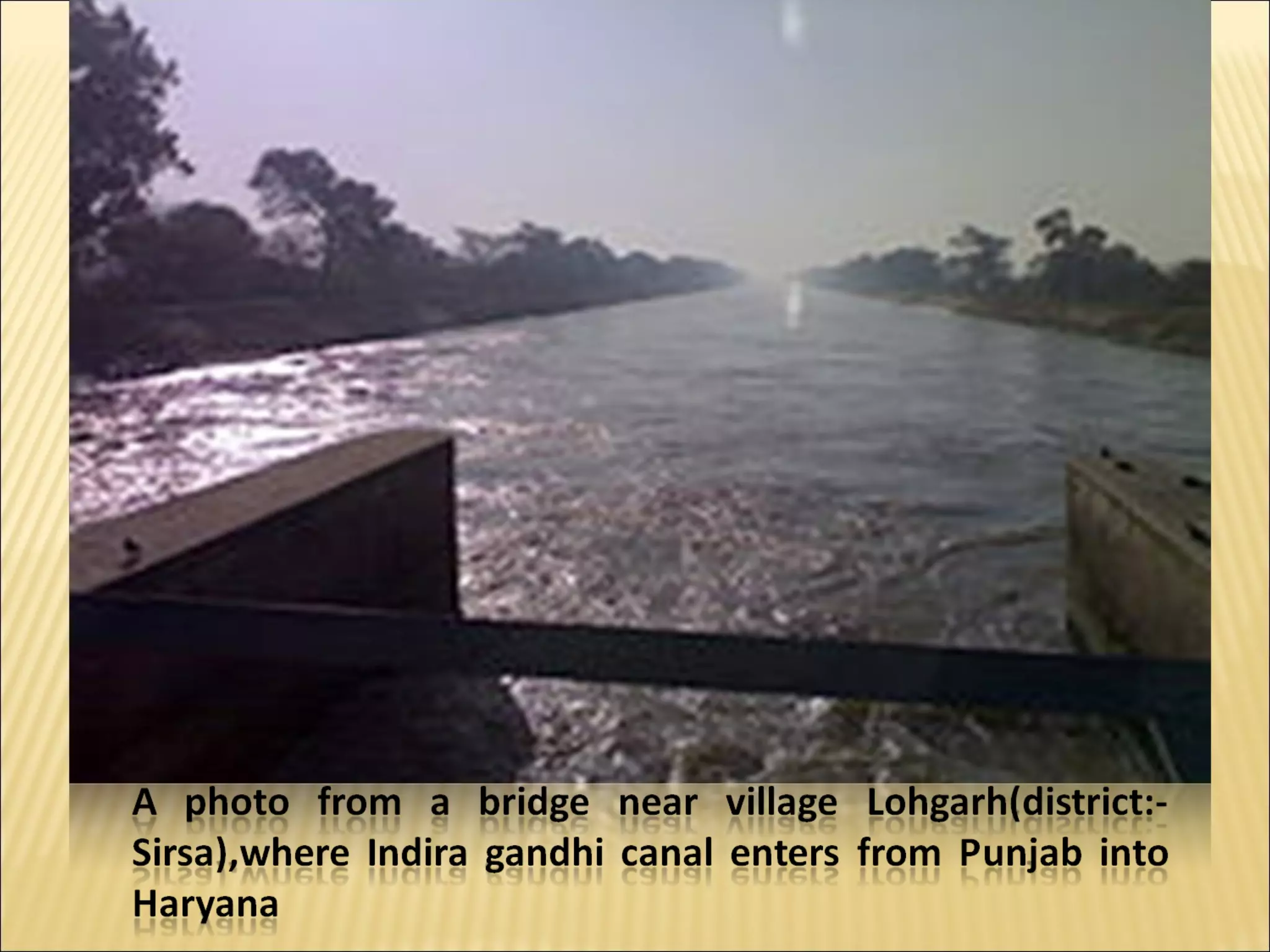 Rajastan canal or indira Ghandi canal project ppt | PPT