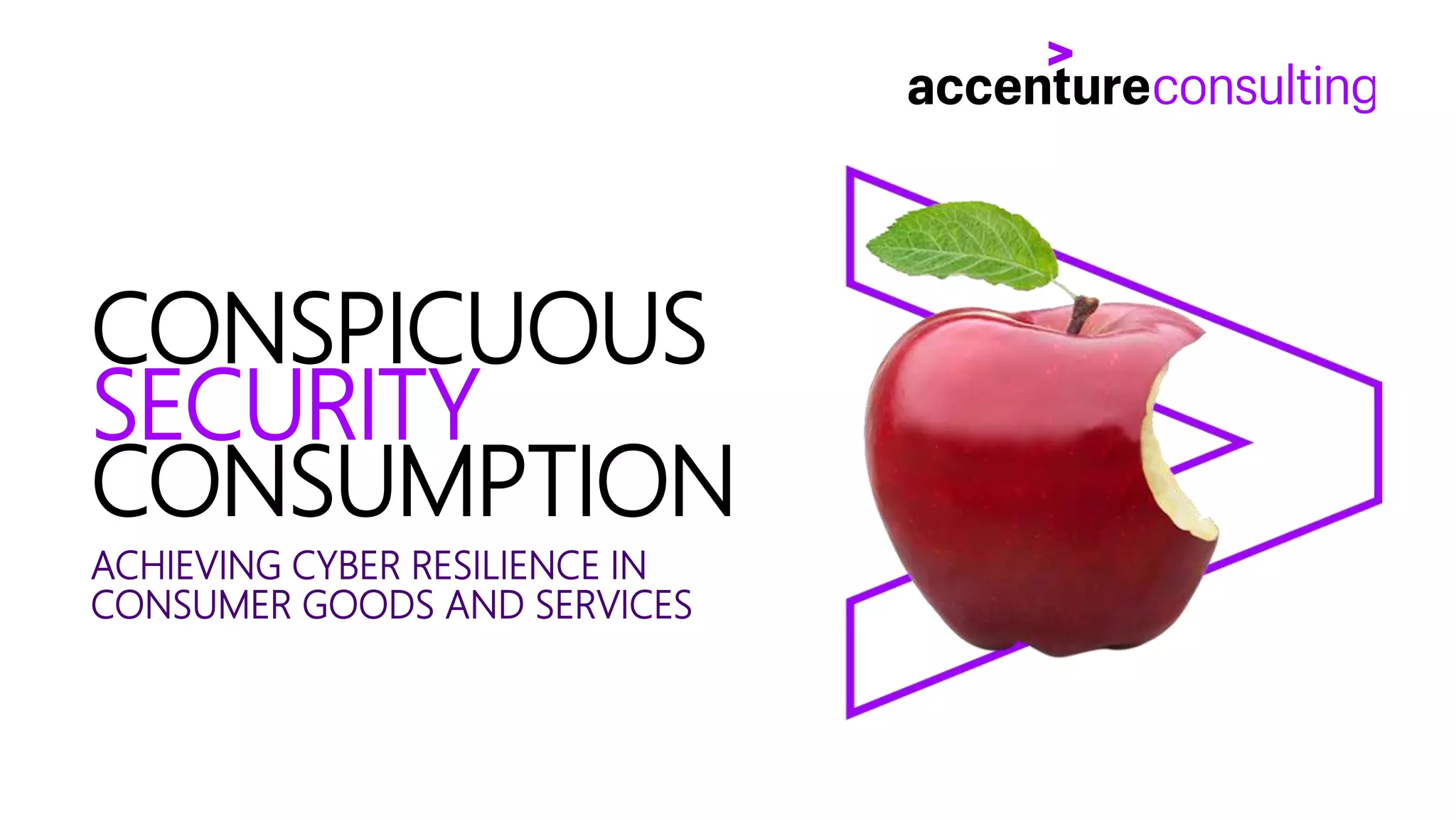 Accenture Security CG&S Cyber Resilience | PPT