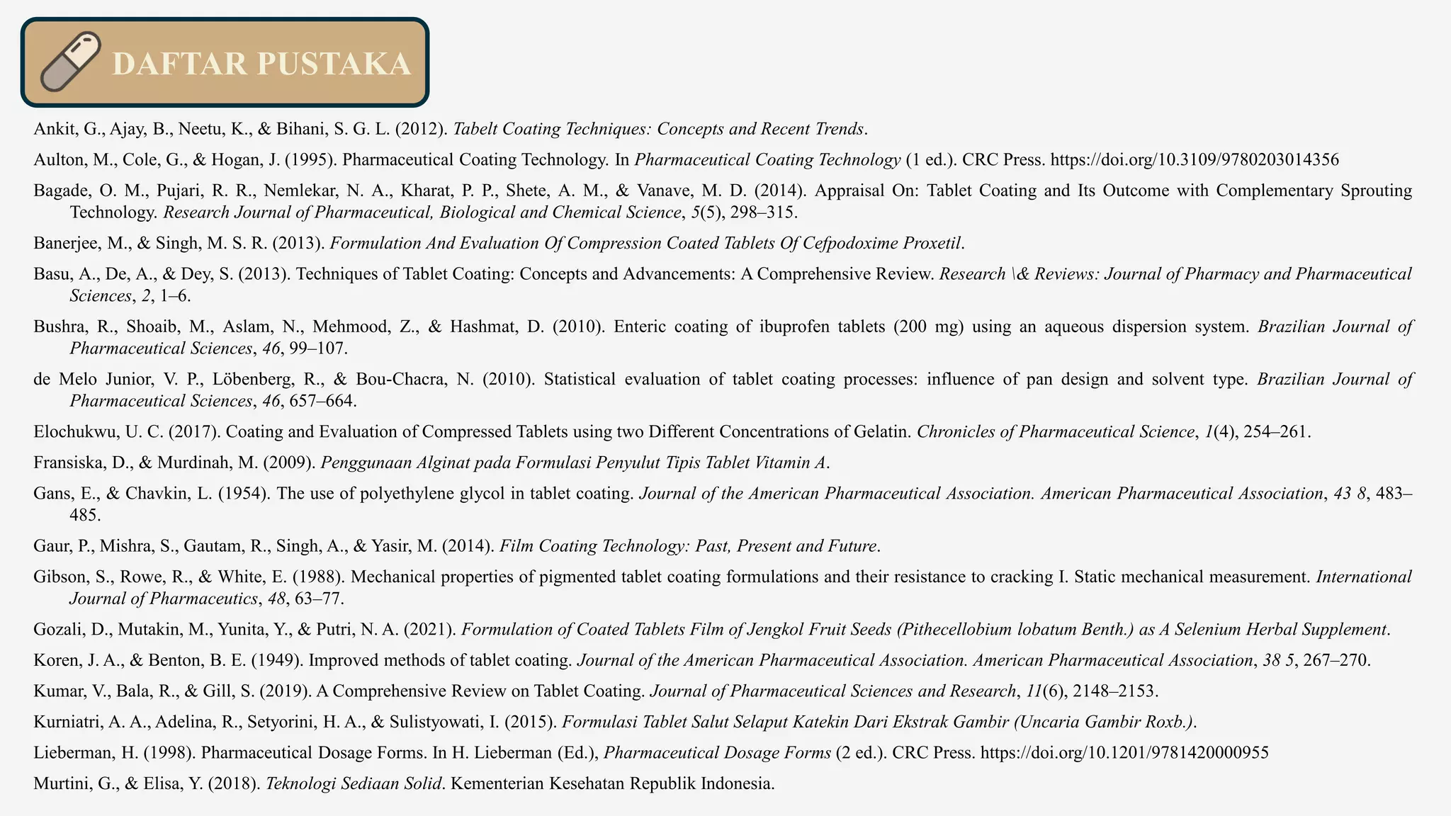tugas review tablet coating | PDF