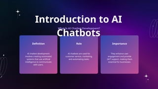 AI Chatbot Development: Revolutionizing Customer Interaction | PPT