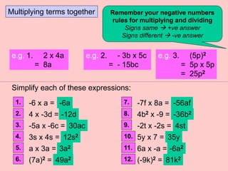 Algebra Revision.ppt