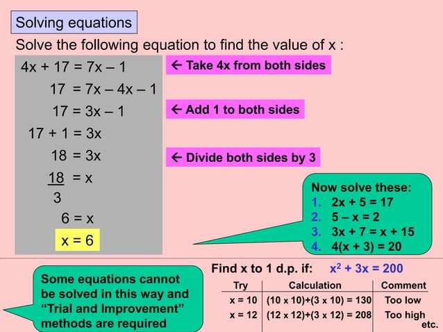 Algebra Revision.ppt