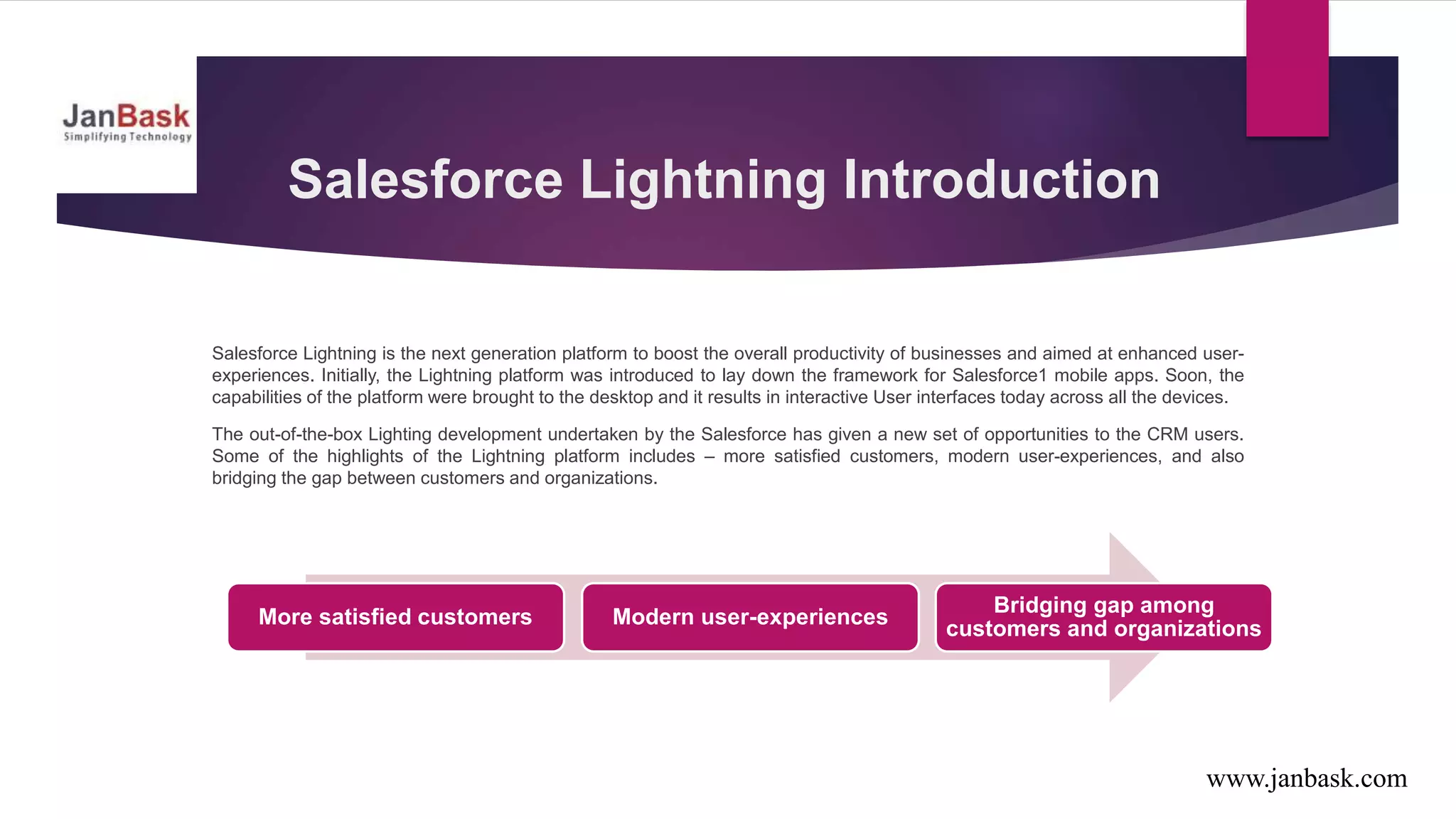 All About Salesforce Lightning | PPTX | Computer Software and Applications | Computing