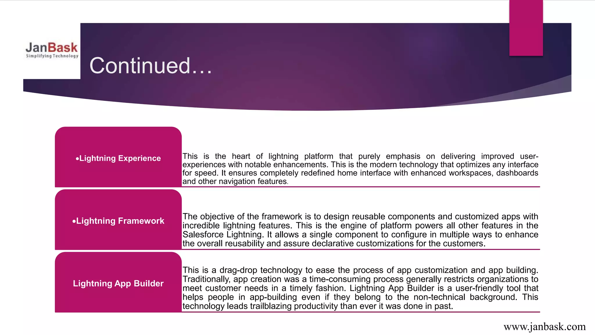 All About Salesforce Lightning | PPTX | Computer Software and Applications | Computing