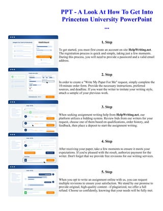 PPT - A Look At How To Get Into Princeton University PowerPoint ... | PDF