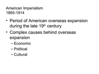 Ppt American Imperialism | PPT