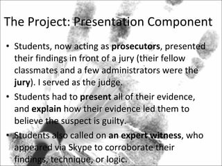 "Crime Scene" Project | PPT