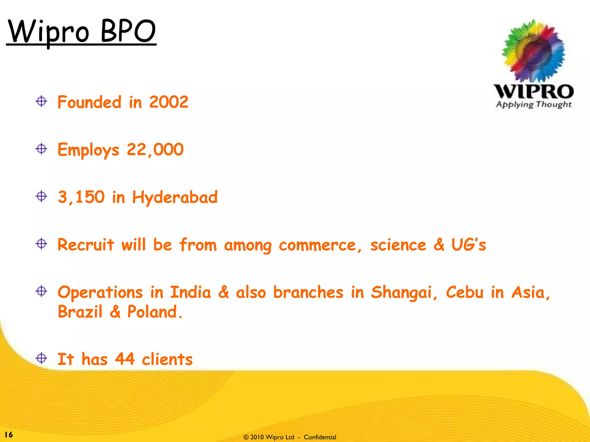 Ppt.on wipro by anil | PPT