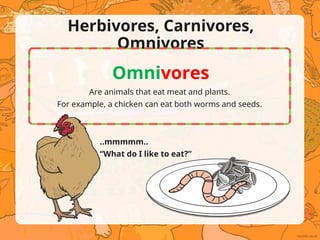 SCIENCEANIMALS AND THE FOOD THEY EAT.ppt