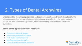 Types of Dental Archwires: Choosing the Right Option for Orthodontic ...