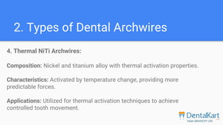 Types of Dental Archwires: Choosing the Right Option for Orthodontic ...