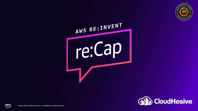 Re:cap día 2 del Aws Re:Invent 2023 - AWS UG Chile | PPT