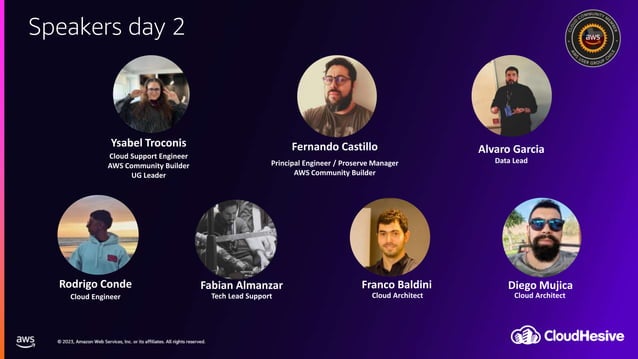 Re:cap día 2 del Aws Re:Invent 2023 - AWS UG Chile | PPT