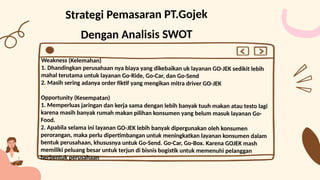 Analisis pemasaran gojek manajamen ubb ubb | PPTX