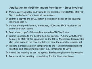 Import of Lead Scrap/Used Lead Acid Batteries - Requirements and ...