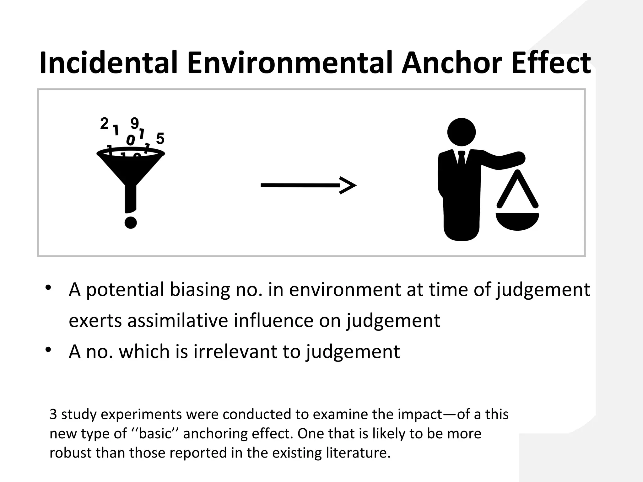 The new anchoring effect in behavioral economics | PPT