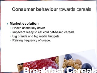 CMD Presentation - Breakfast Cereals | PDF