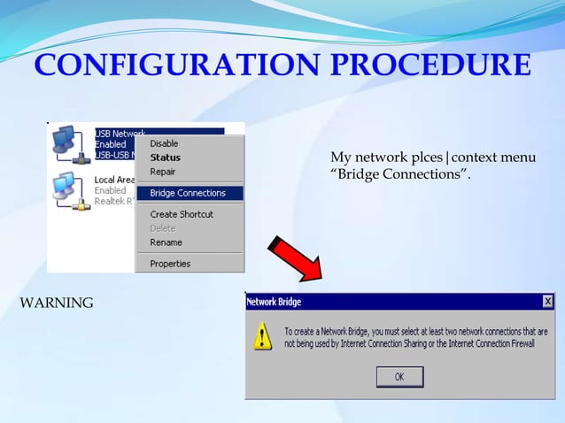 Configuration of bridges | PPTX | Computer Networking | Computing