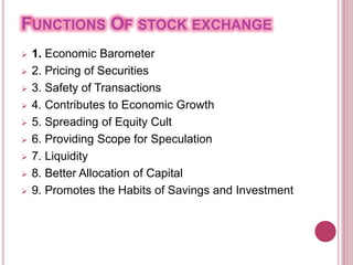 CURRENT SCENARIO OF BSE | PPTX