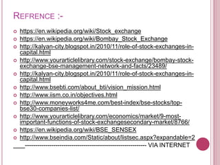 CURRENT SCENARIO OF BSE | PPTX