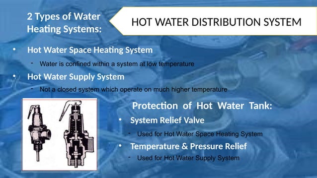 Water distribution system _ Building Utilities - Plumbing and ...PPT-BU ...