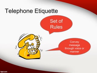 telephone tactics | PPT