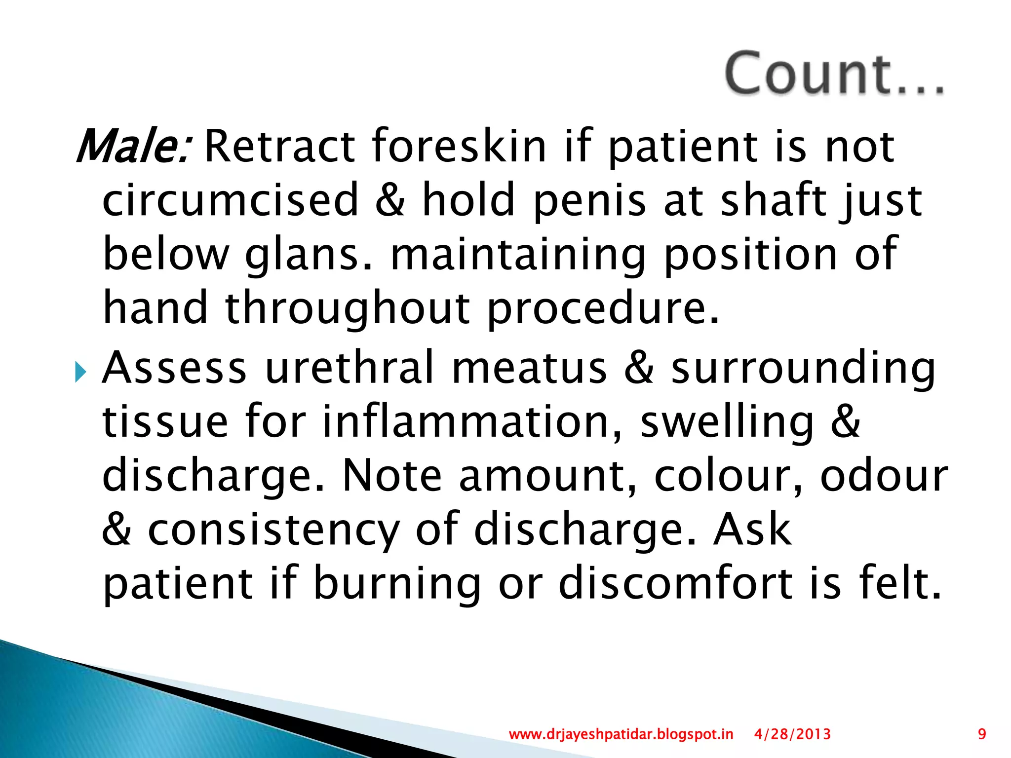 Ppt Catheter Care Ppsx