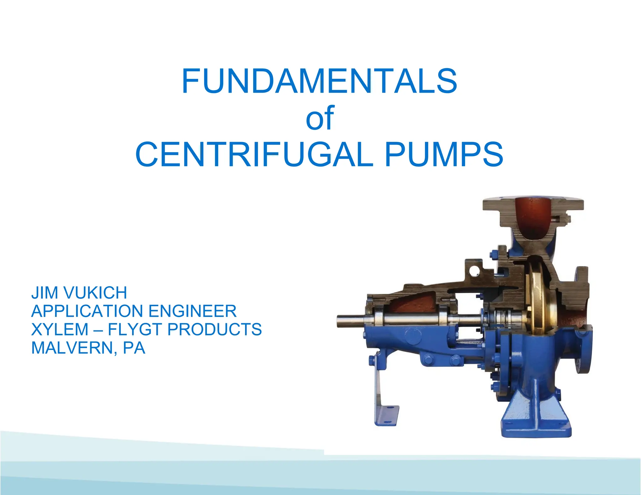 Fundamentals of Centrifugal Pump notess | PPT