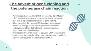 Introduction to Gene Cloning and DNA Analysis | PDF