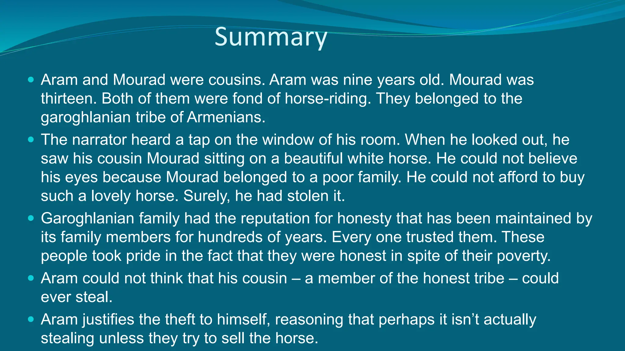 PPT - Ch 4 - The Summer of the Beautiful White Horse (1).pptx